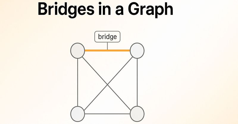 Bridges in a Graph (With Visualization and Code Example)